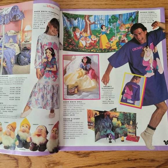 Disney | Toys | Disney Catalog From Fall 993 Aladdin Darkwing Duck 3 ...